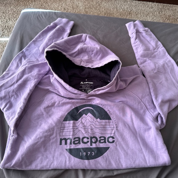 Macpac | Tops | Macpac Lavender Hoodie Aus 4us M | Poshmark